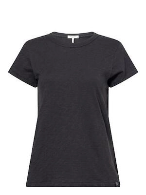 Rag & Bone Round Neck Cotton-jersey T-shirt - Black