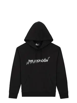The Kooples Graphic-print Rhinestone-embellished Cotton-jersey Hoodie - Bla01