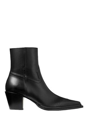 JIMMY CHOO Cece 60 Leather Heeled Ankle Boots - Black