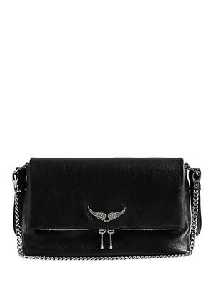 Zadig&Voltaire Rocky Ii Leather Cross-body Bag - Black