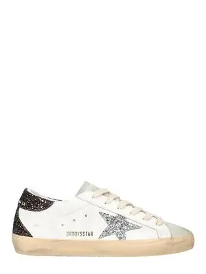 GOLDEN GOOSE Superstar 11353 Star-applique Low-top Leather Trainers - White/oth
