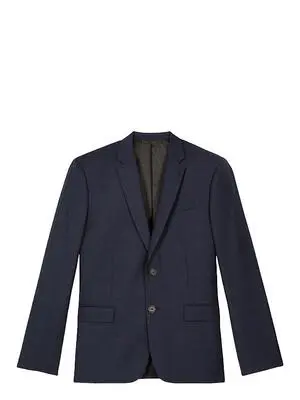 The Kooples Notch-lapel Slim-fit Wool Blazer 42 Navy