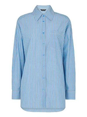 Whistles Striped Cotton Shirt - Multi-coloured