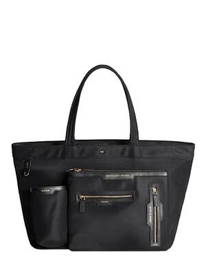 ANYA HINDMARCH Woven Multi Pocket Tote Bag - Black