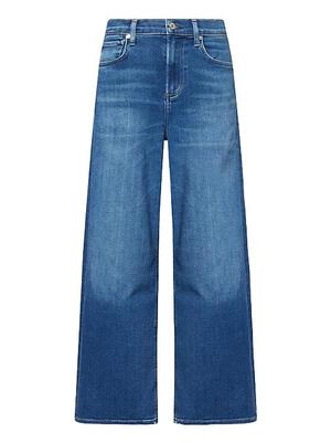 Citizens Of Humanity Lyra Wide-leg Crop Jeans - Augusta