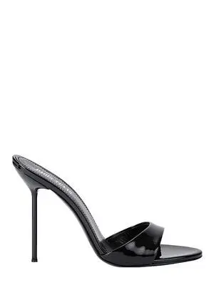 Paris Texas Lidia Patent Leather Mules - Black