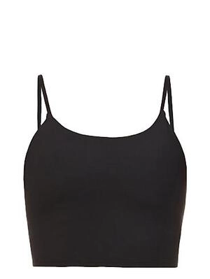 ADANOLA Round Neck Stretch-jersey Bralette - Black