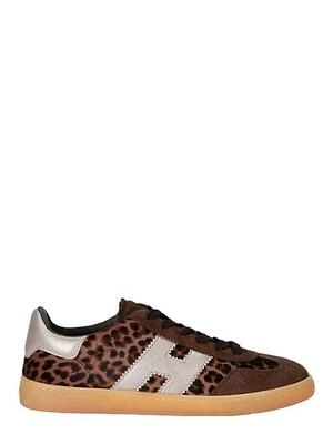Hogan Hogan Suede Leopard Print Low-Top Trainers Mult/other