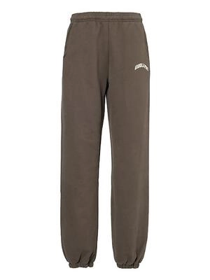 ADANOLA Embroidered Cotton Jersey Jogging Bottoms - Coffee Bean