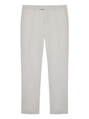 REISS Eastbury Slim-fit Mid-rise Stretch-cotton Chinos - Stone