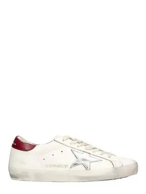 GOLDEN GOOSE Superstar Exclusive Leather Low-top Trainers - White/comb