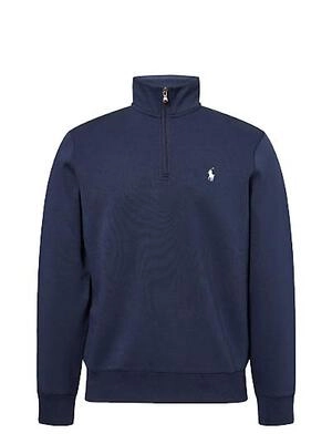 Polo Ralph Lauren Embroidered-logo Cotton-jersey Sweatshirt - Blue