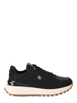 Kurt Geiger Louisa Faux-leather Low-top Trainers - Black