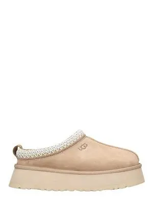 UGG Tazz Suede And Shearling Slippers - Beige