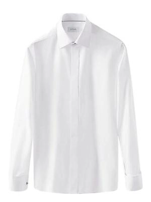 Eton Long-sleeved <br/>contemporary-fit Cotton Shirt - White