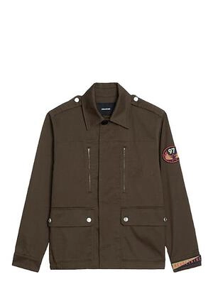 Zadig&Voltaire Cotton Military Jacket - Moss