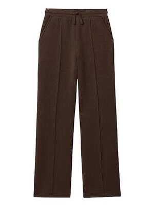 REISS Bernie Wide-leg High-rise Stretch-jersey Jogging Bottoms - Chocolate
