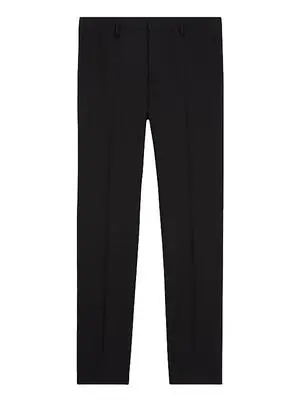 The Kooples Slim-fit Straight-leg Wool Suit Trousers - Bla01