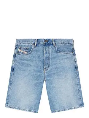 DIESEL® Faded-wash Straight-leg Denim Shorts - 1