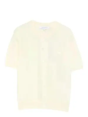 Maison Kitsuné Logo-patch Cardigan - Neutrals