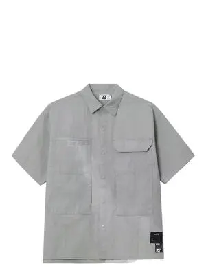 Izzue Patch Pocket Shirt - Grey