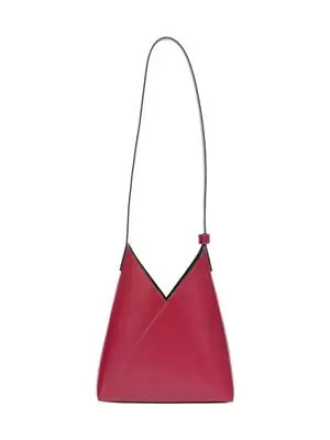 MAISON MARGIELA Small Fortune Cookie Shoulder Bag - Red