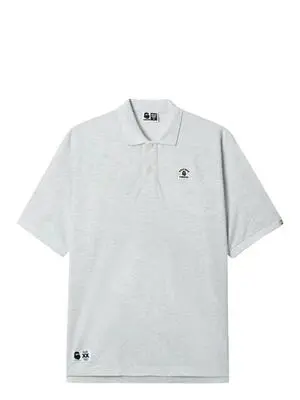 FINGERCROXX Logo-appliqué Polo Shirt - Grey