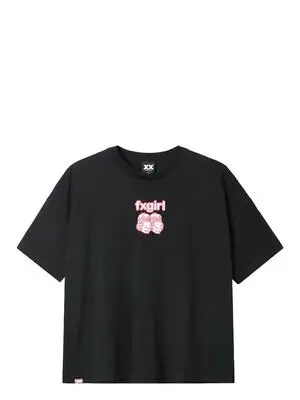 FINGERCROXX Graphic Print T-shirt - Black