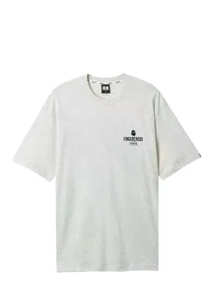 FINGERCROXX Logo-print T-shirt Grey