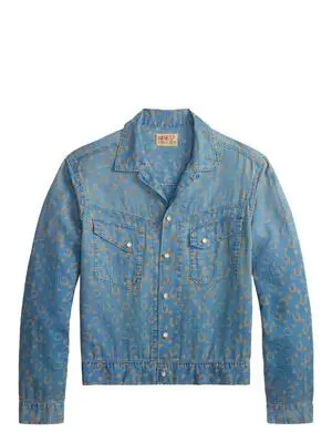 Ralph Lauren Horseshoe-print Shirt - Blue