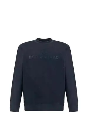 Paul & Shark Logo-embroidered Sweatshirt - Blue
