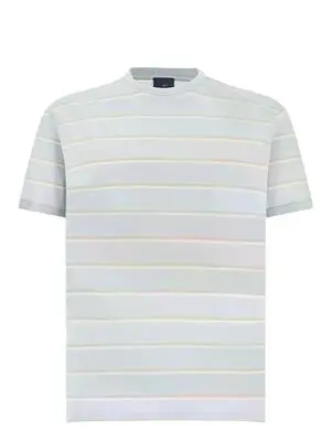 Paul & Shark Stripe Pattern T-shirt - Blue