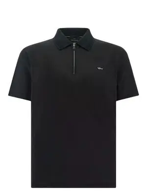 Paul & Shark Zip Polo Shirt Black