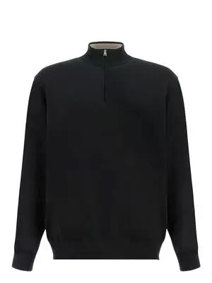 Paul & Shark Half-zip Sweater - Black