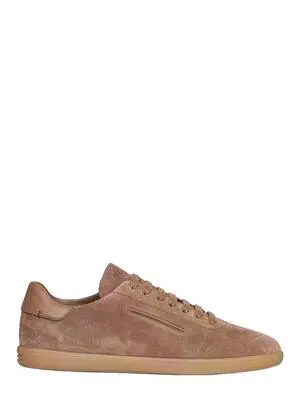 Zegna Zegna Suede Panelled Sneakers Brown