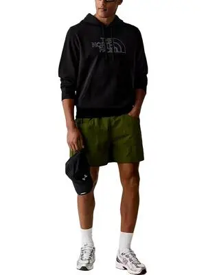 The North Face Logo Front Pocket Hoodie - Black