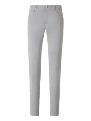 Marco Pescarolo Logo Patch Tailored Trousers - Grey