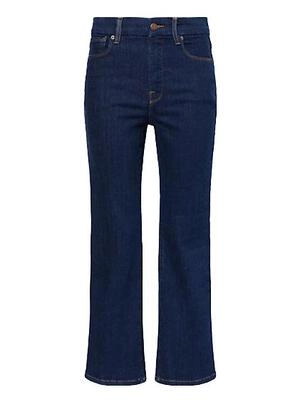 Good American Good Legs Cropped Mini Boot-cut Denim Jeans - Indigo1153