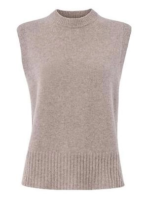 Whistles Wool Sleeveless Tank Top - Cream