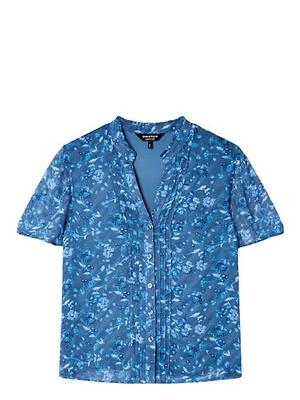 Whistles Ditsy Floral Print V-neck Blouse - Multi-coloured