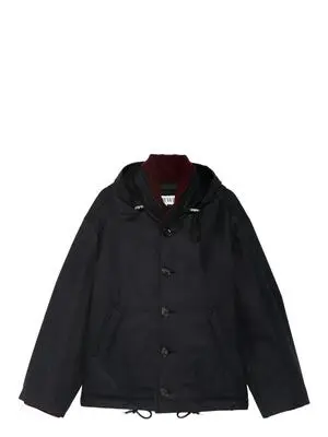 Loewe Padded Hooded Jacket - Blue