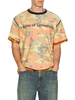 PLEASURES Sensation Camo Shirt - Orange
