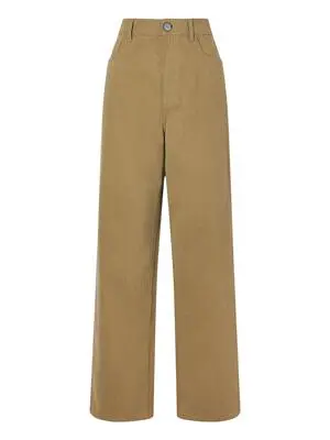 RÓHE High-rise Wide-leg Jeans - Neutrals