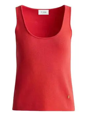 ST. JOHN St. John Logo Detail Tank Top