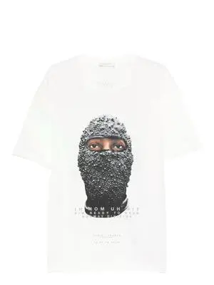 IH NOM UH NIT Graphic Print T-shirt - Neutrals