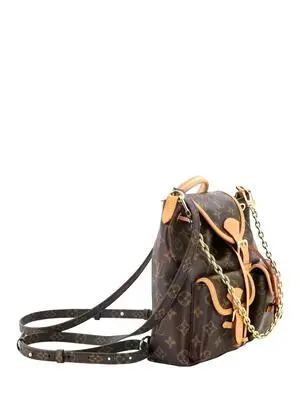 LOUIS VUITTON Monogram Canvas Pm Backpack - Brown