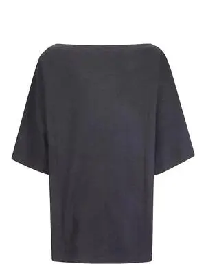 Extreme Cashmere Collum Boat-neck T-shirt - Grey