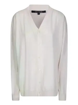 Sofie D'hoore V-neck Wool Cardigan - Neutrals