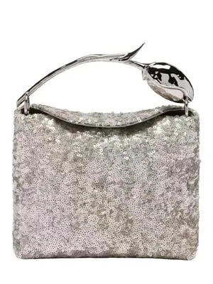 Erdem Mini Bloom Tote Bag - Silver