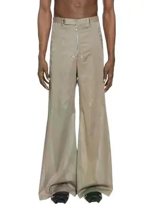 Rick Owens Tailored Wide Leg Trousers - Neutrals